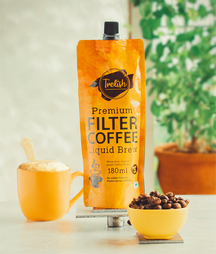 Filter Coffee - Liquid Brew - Standee Pouch (Set of 2) – Trelish